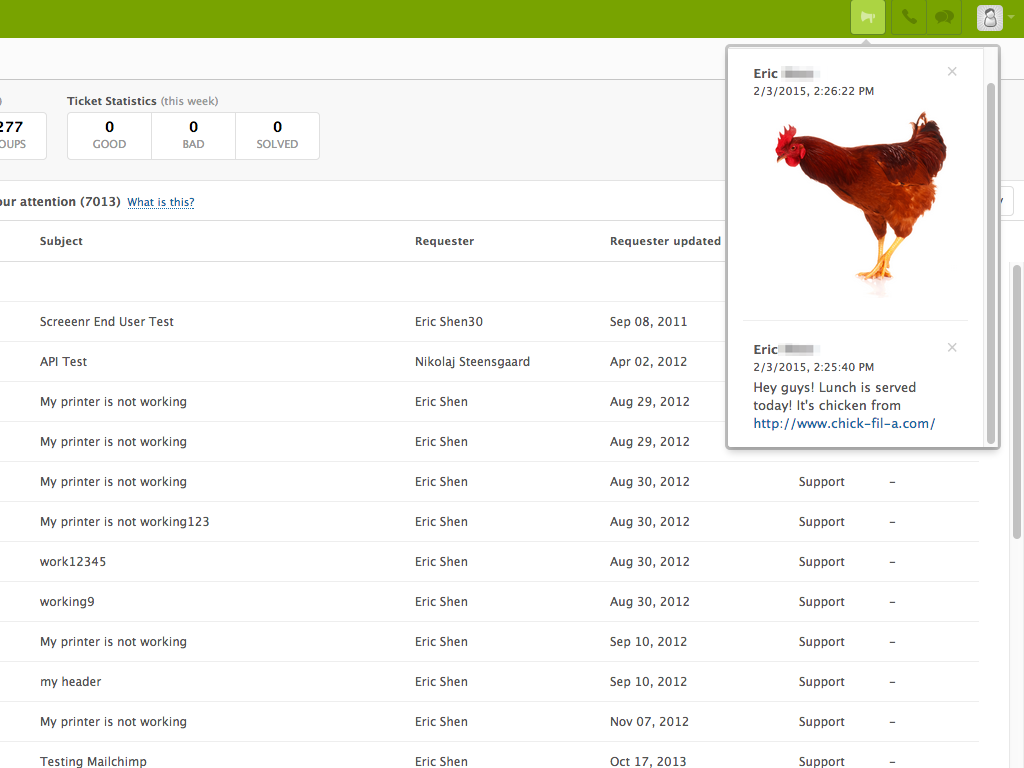 Notification App App Integration with Zendesk Support Notification App App Integration with Zendesk Support